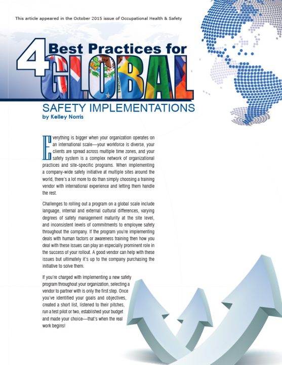4 Best Practices for Global Safety Implementations – SafeStart