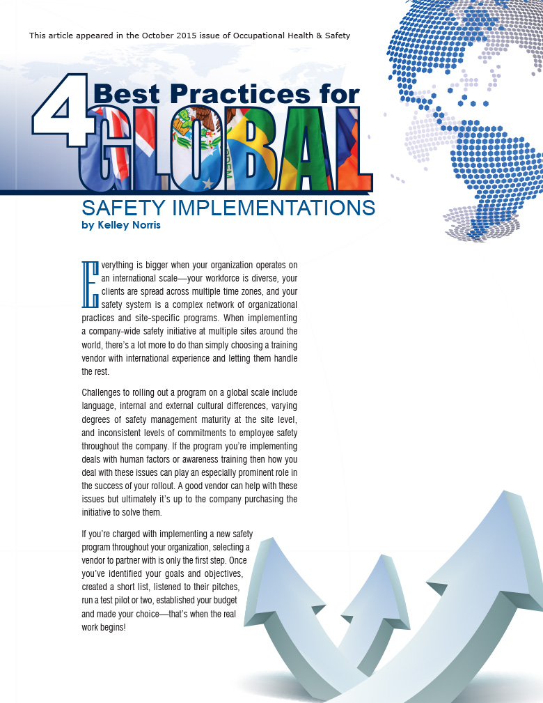 4 Best Practices for Global Safety Implementations – SafeStart