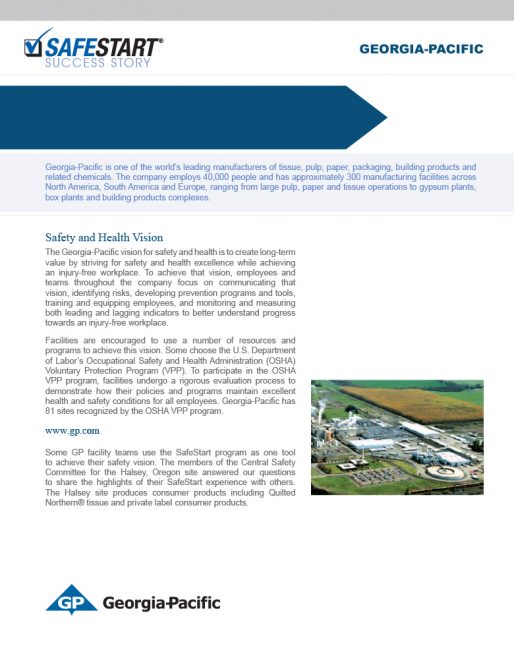 Georgia-Pacific – SafeStart