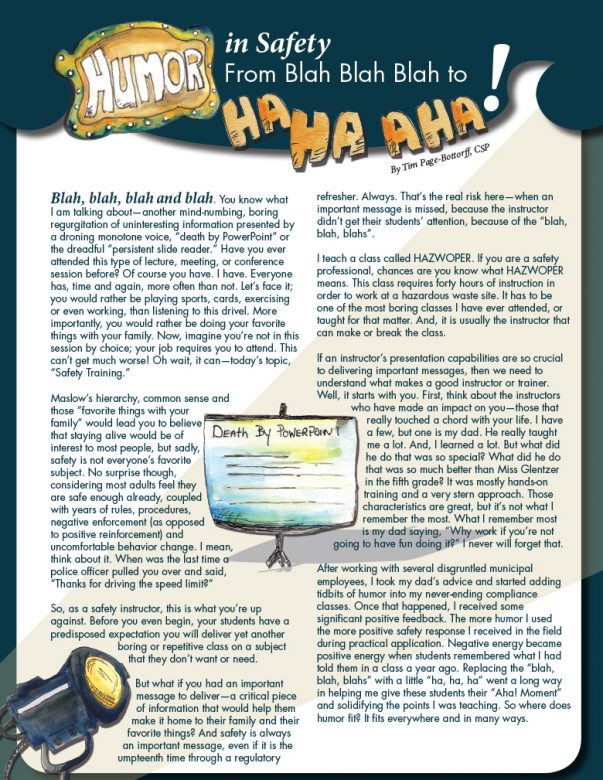 Humor in Safety – SafeStart