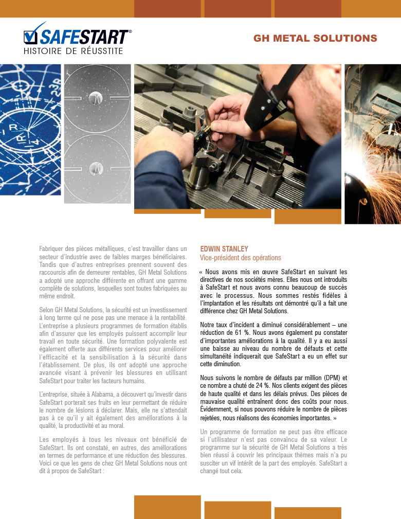 GH Metal Solutions – SafeStart