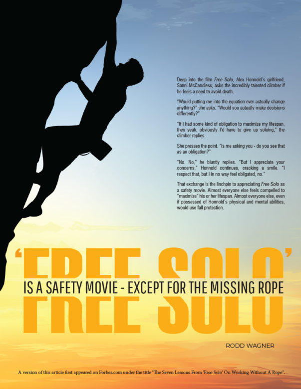 Free Solo is a Safety Movie – Except for the Missing Rope – SafeStart